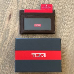 Tumi | Bags | Tumi Nassau Id Lock Slim Card Case Wallet | Poshmark